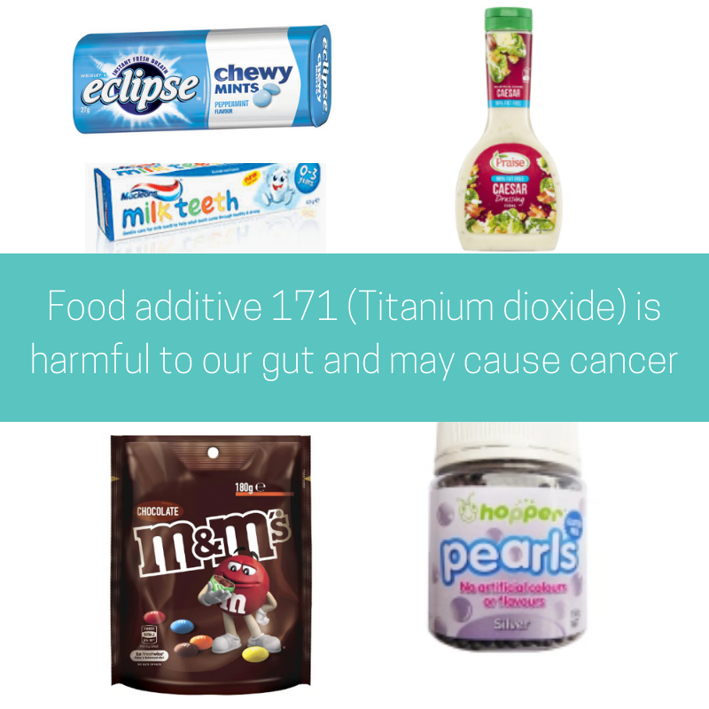 Food additive 171 (titanium dioxide) is harmful to our gut and may ...